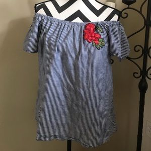 Tops | Off Shoulder Top Xl | Poshmark